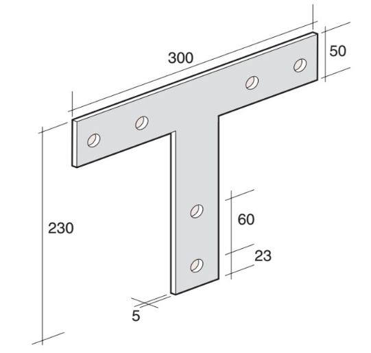 Pryda Bracket SBK27/S "T" SS BS35 | GFC Fasteners & Construction Products